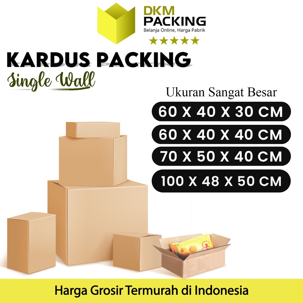 Jual KARDUS PACKING KARTON XTRA LARGE BOX KOTAK DUS BESAR RUSFET ...