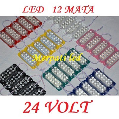 Jual LED MODUL LAMPU 12 MATA SMD 2835 10438 24 VOLT ULTRASONIC ...