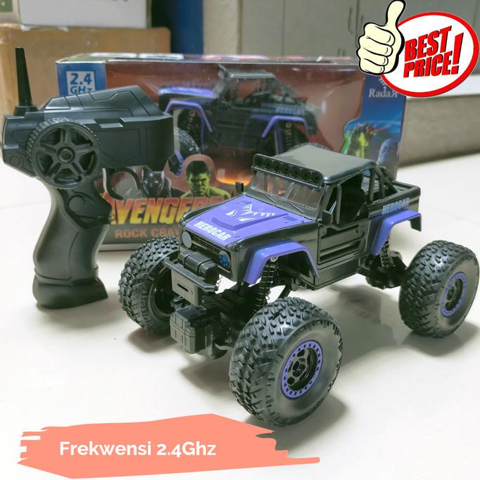 Jual Mobil RC Superhero Avenger Mainan Remote Control Kontrol - Black ...