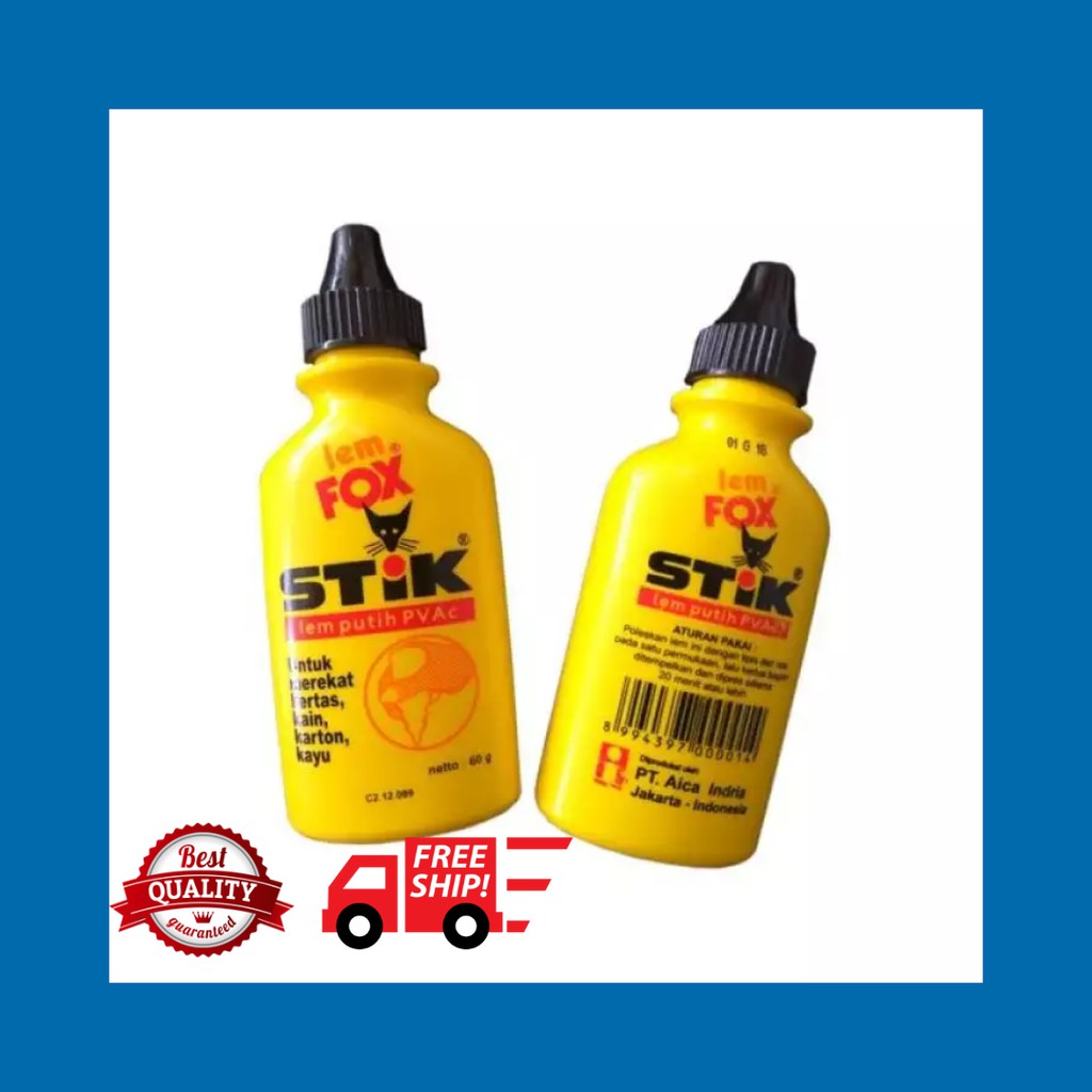 Jual FOX LEM STIK PVAC 60GR ORIGINAL | Shopee Indonesia