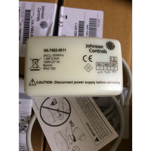 Jual Johnson Controls Electric Valve Actuator/Motorized Valve VA-7482 ...