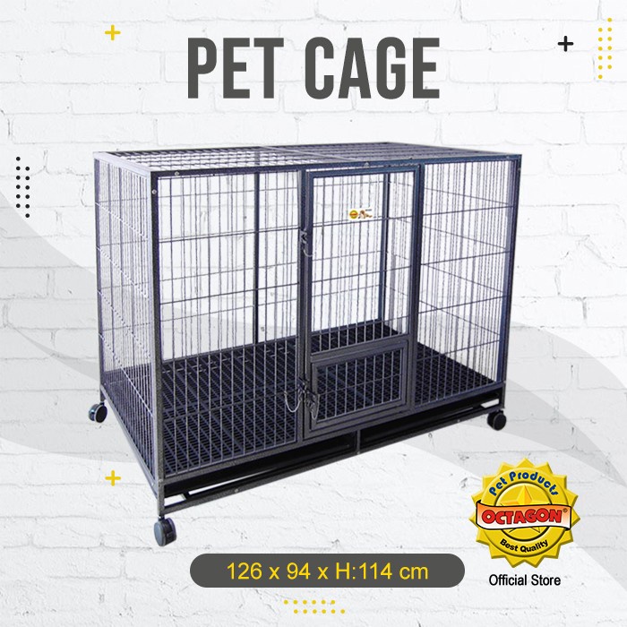 Jual Kandang Besi - Octagon D221PB ukuran 126 x 96 x 114 cm | Shopee ...