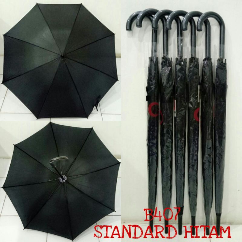 Jual Payung Standar Hitam Gagang J Osaka atau Nagoya dan warna | Shopee ...