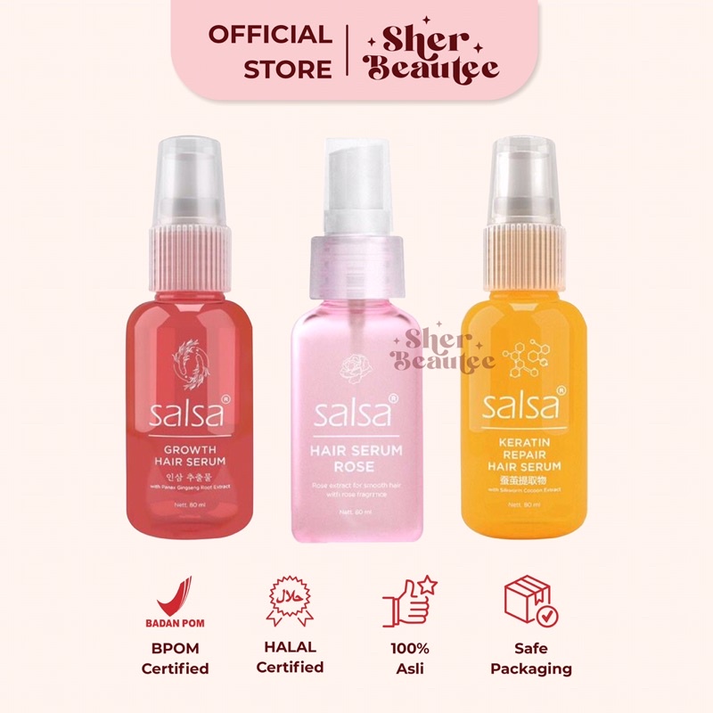 Jual Salsa Hair Serum Series 80ml | Shopee Indonesia