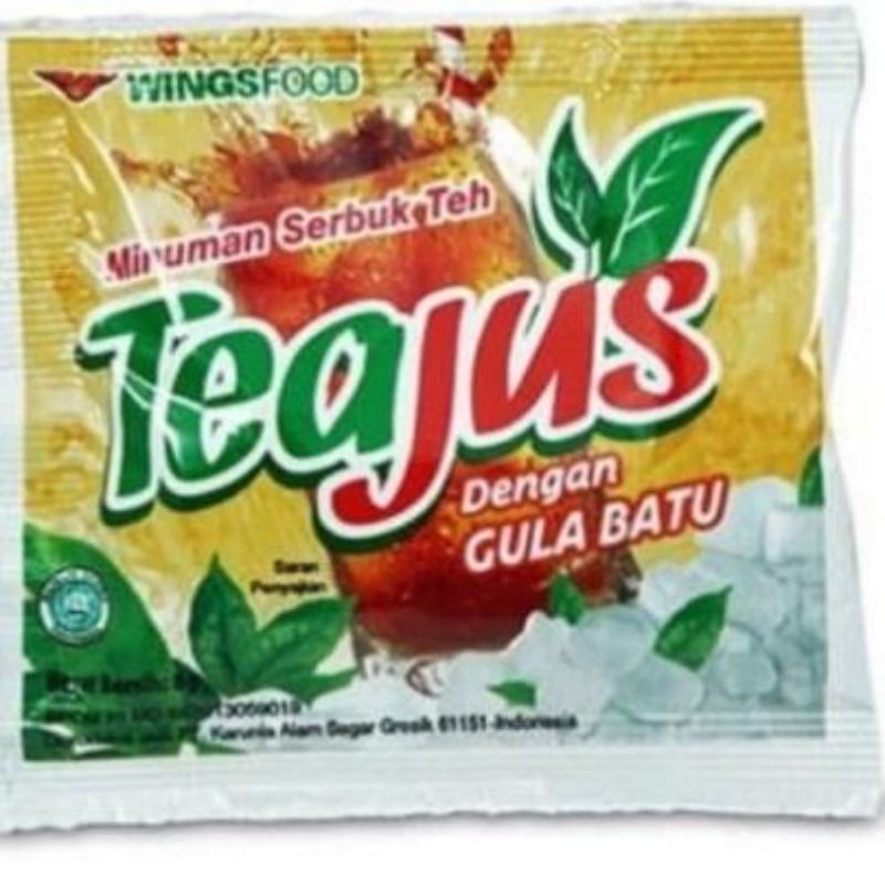 Jual Teajus gula batu 8 gr 1 renteng (10 bks) | Shopee Indonesia