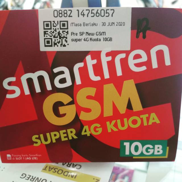 Jual PERDANA INTERNET SMARTFREN 10 GB 4G | Shopee Indonesia