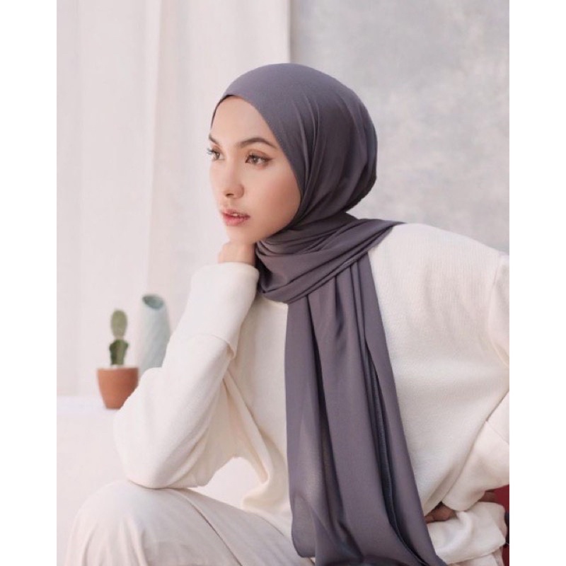 Jual Pashmina ceruty premium (Babydoll) | Shopee Indonesia