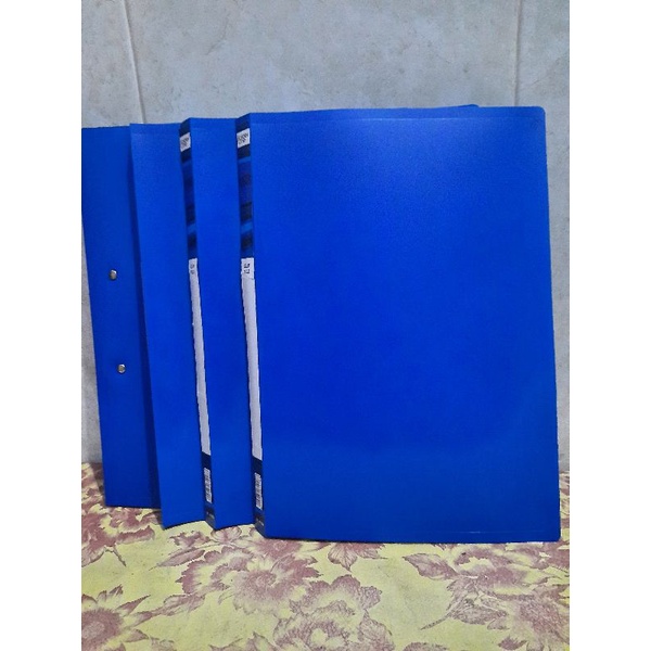 Jual Map plastik jepit/clip file/ukuran folio/warna biru/murah | Shopee ...