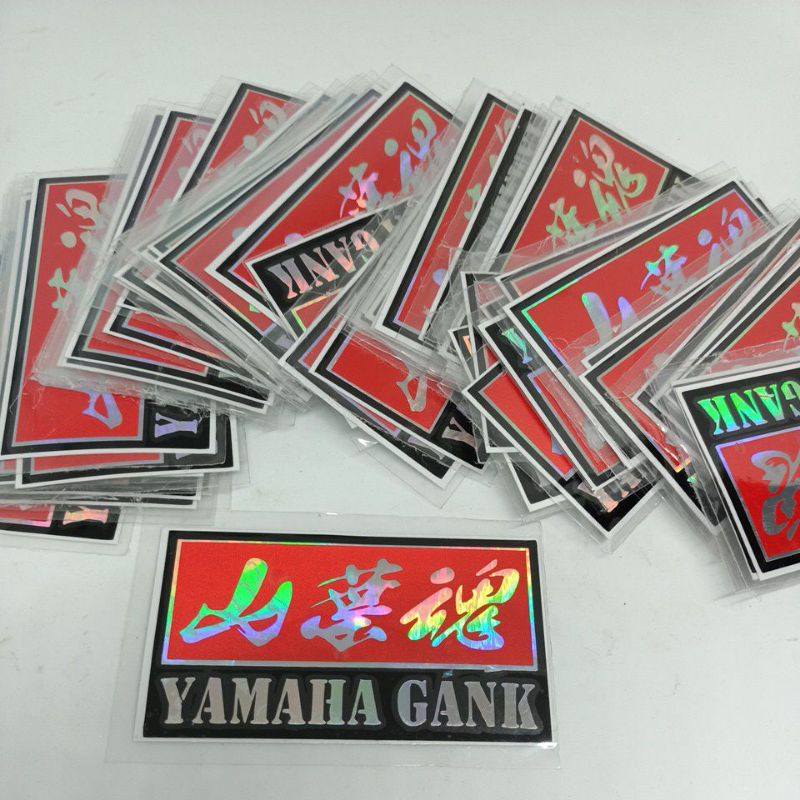 Jual Stiker Cutting Yamaha Gank posfor | sticker yamaha gank | Shopee ...