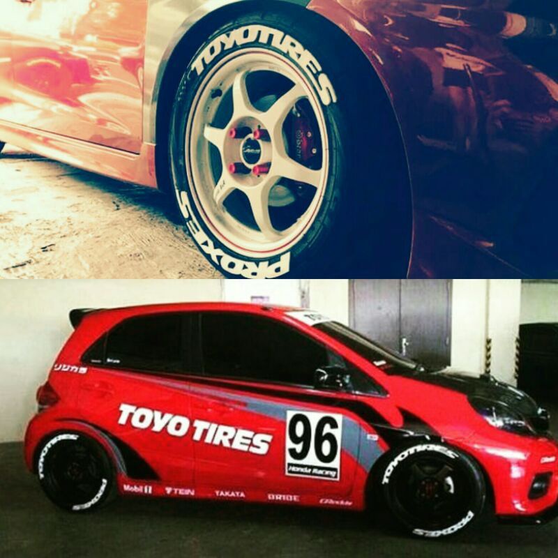 Jual Stiker Ban Mobil Viral dan Keren Tulisan Toyotires Proxes | Shopee ...