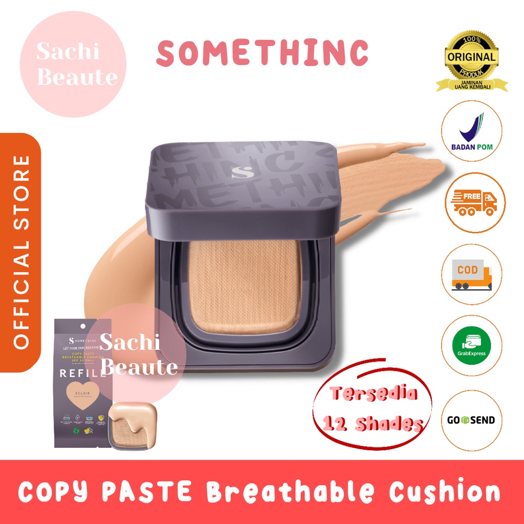 Jual SOMETHINC COPY PASTE BREATHABLE MESH CUSHION SPF 33 PA++ | Shopee ...
