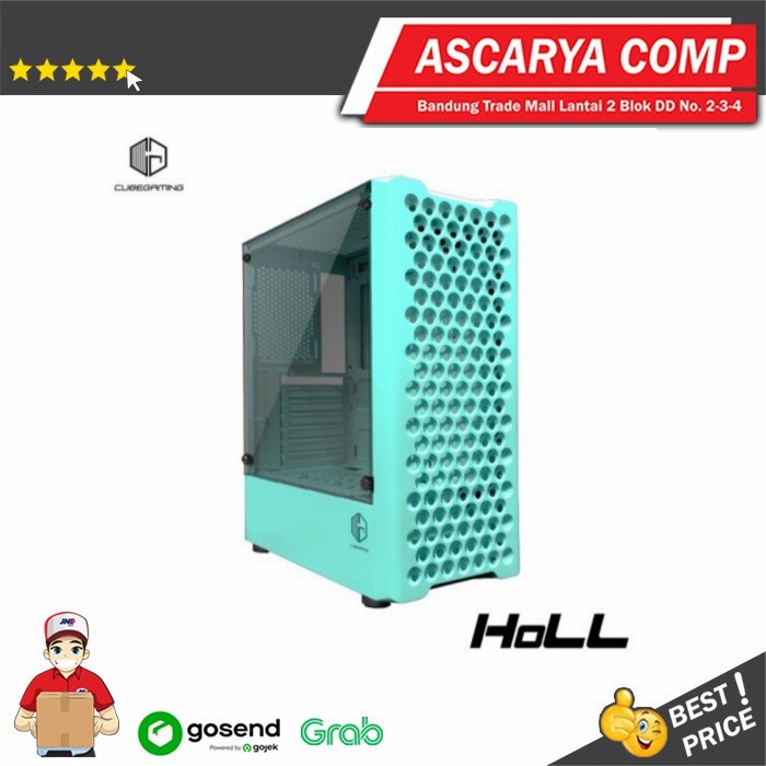 Jual Casing CUBE GAMING HOLL BLUE - ATX / Casing PC Gaming | Shopee ...