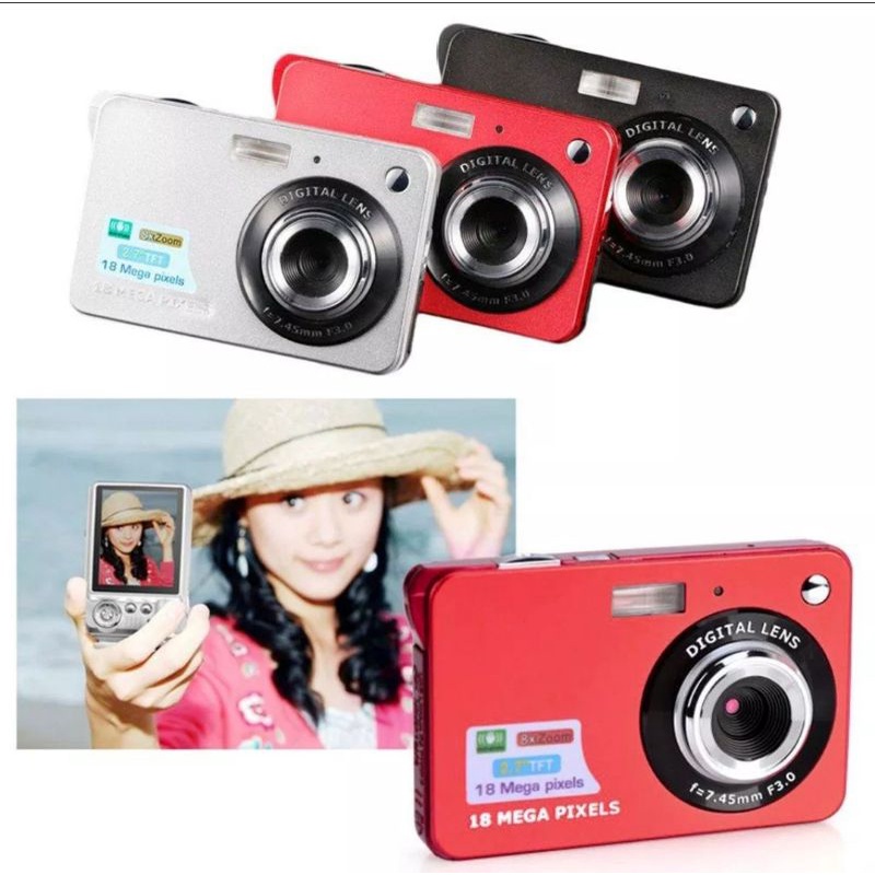 Jual KAMERA DIGITAL 18MP DIGITAL CAMERA POCKET 8x ZOOM 2.7 INCH 720P ...