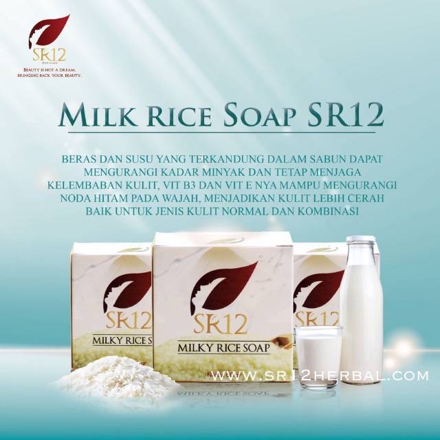 Jual Milky Rice Soap SR12 /Sabun Beras Susu/Sabun kesehatan herbal ...