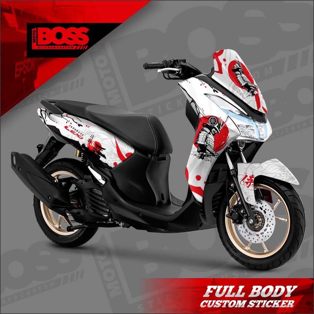 Jual Decal Sticker Yamaha Lexi Full Body Stiker Decal Lexi Striping ...