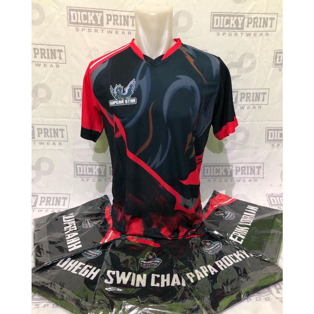 Jual KAOS JERSEY CUSTOM BISA SATUAN KEREN DAN MURAH | Shopee Indonesia