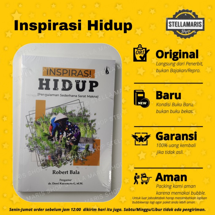 Jual Inspirasi Hidup Pengalaman Sederhana Sarat Makna Robert Bala ...