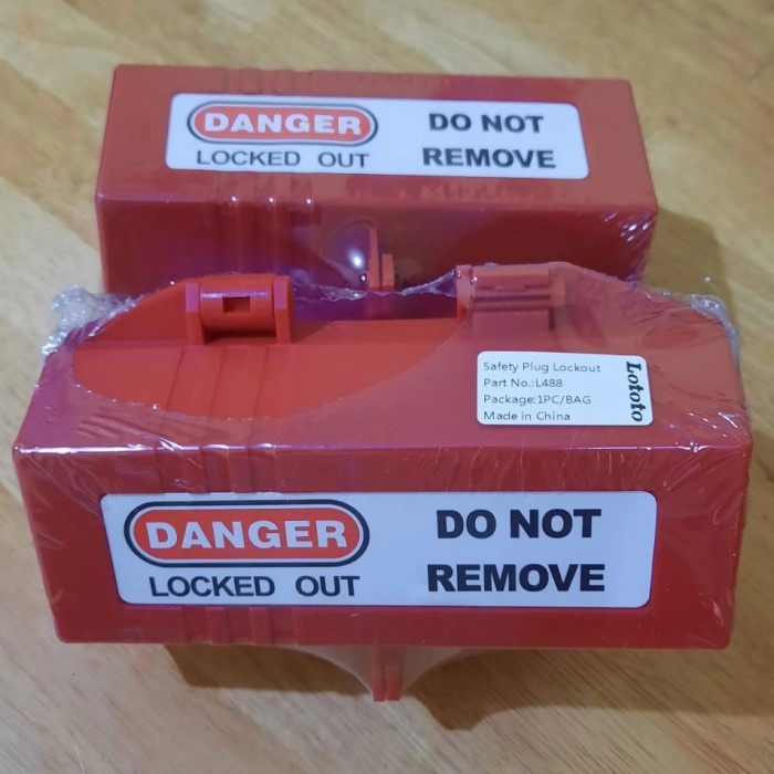 Jual lototo l488 safety loto rotating electrical plug, for 220v/500v ...