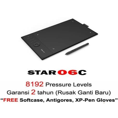 Jual XP PEN STAR 06 C DRAWING TABLET Garansi Resmi Bonus Lengkap ...
