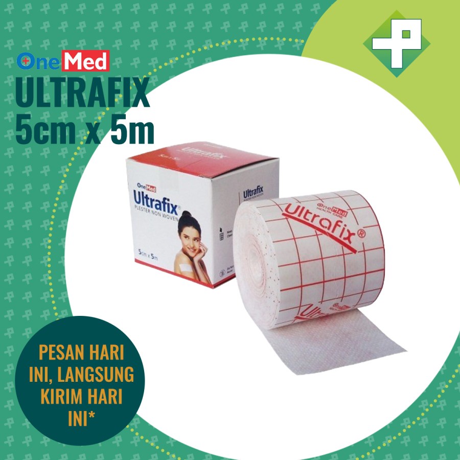Jual Ultrafix 5cm x 5m OneMed / Plester Penutup Luka Non Woven OneMed ...