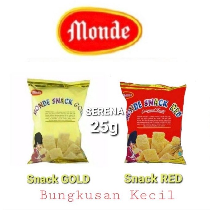 Jual Monde Serena Snack Gold Red Spicy 27 gr ( Bungkusan Kecil ...