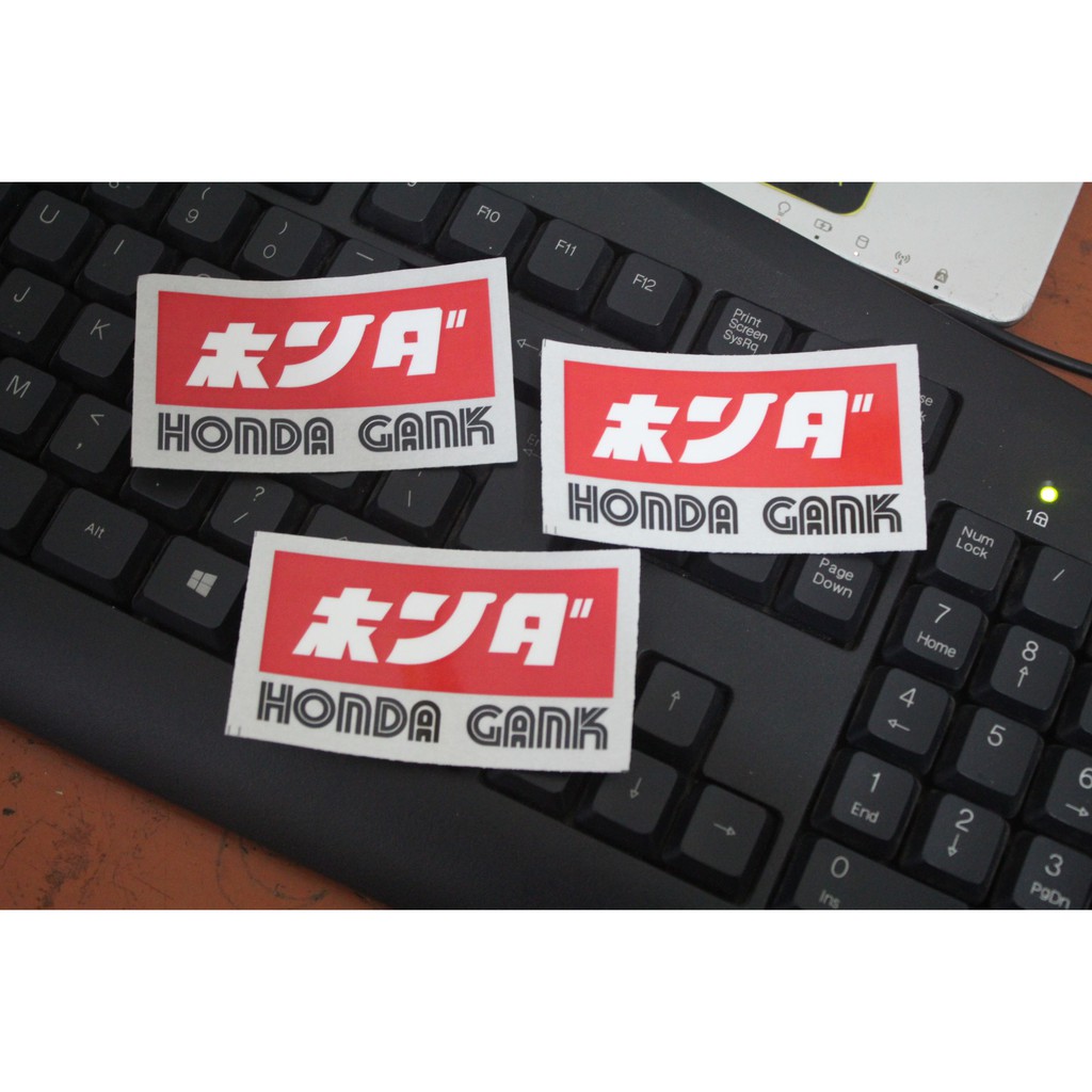 Jual STICKER HONDA GANK Outdoor | Shopee Indonesia