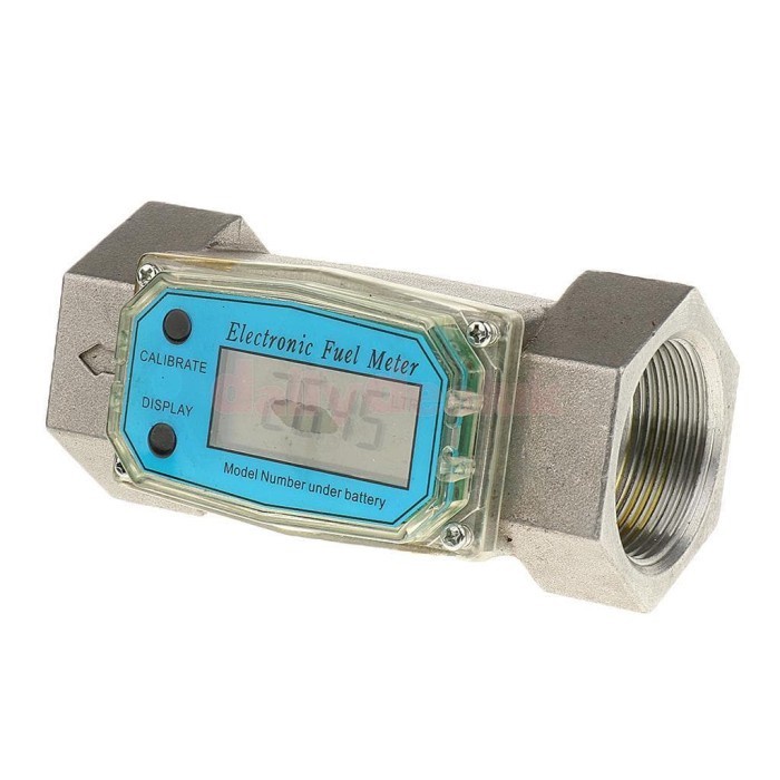 Jual New Turbine Digital Diesel Water Fuel Flow Meter 1.5 Inch | Shopee ...