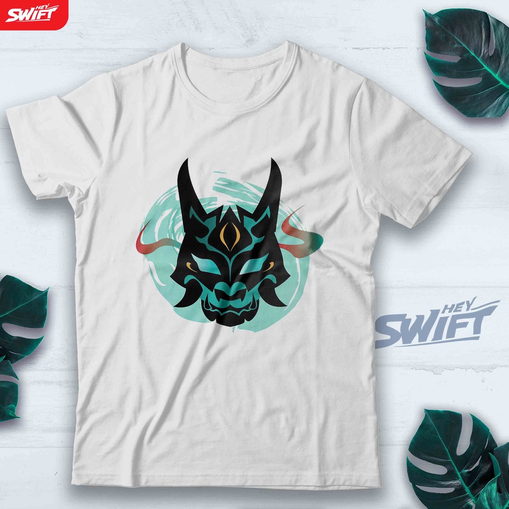 Jual KAOS Genshin Impact Xiao Yaksha Mask TSHIRT BAJU DISTRO | Shopee ...