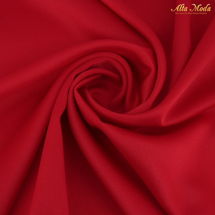 Jual Alta Moda Furing Premium Cady Lurex Satin Merah Cabe (1M) | Shopee ...