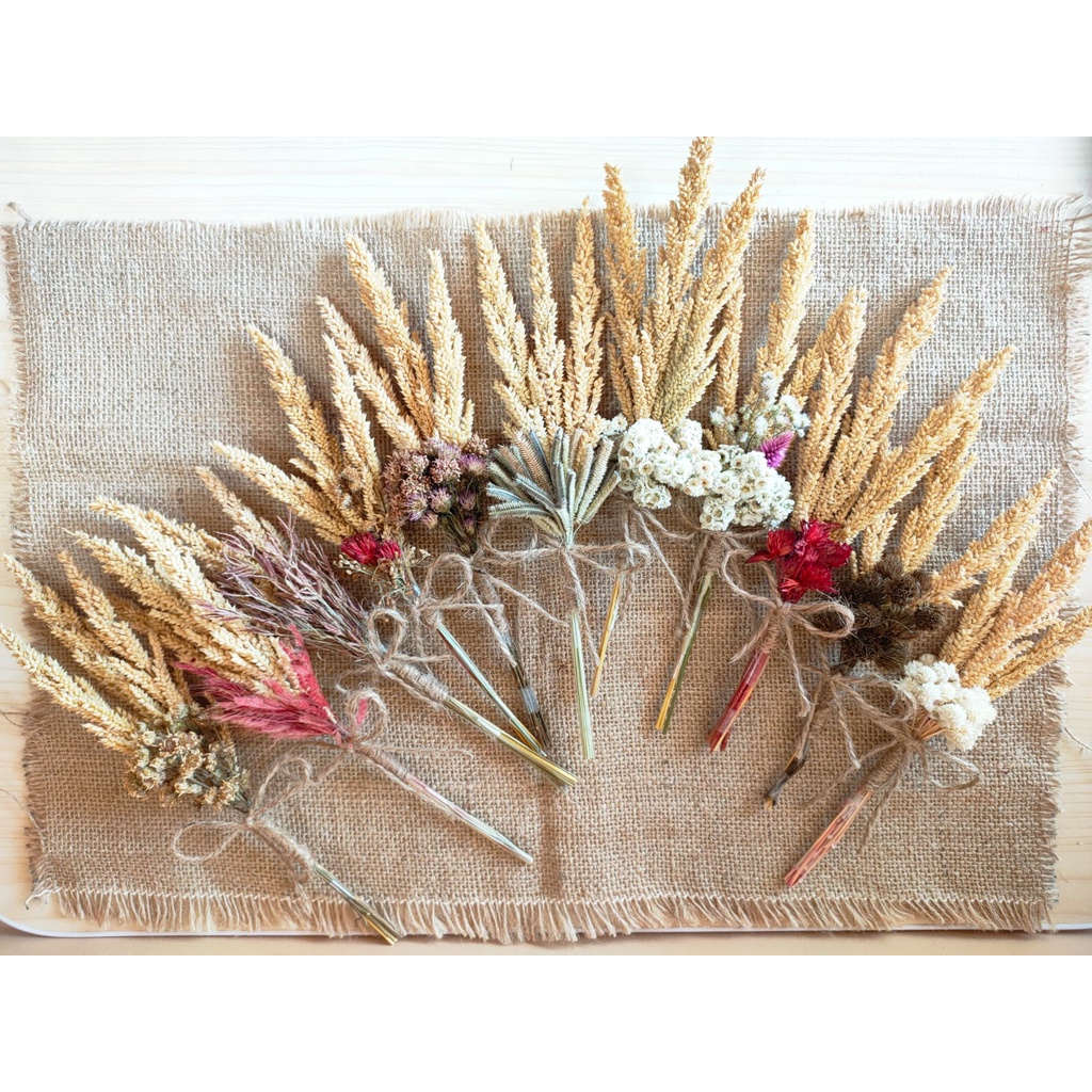 Jual FG - Buket Bunga Kering Rustic Mini Dekorasi Craft Mahar Hampers ...