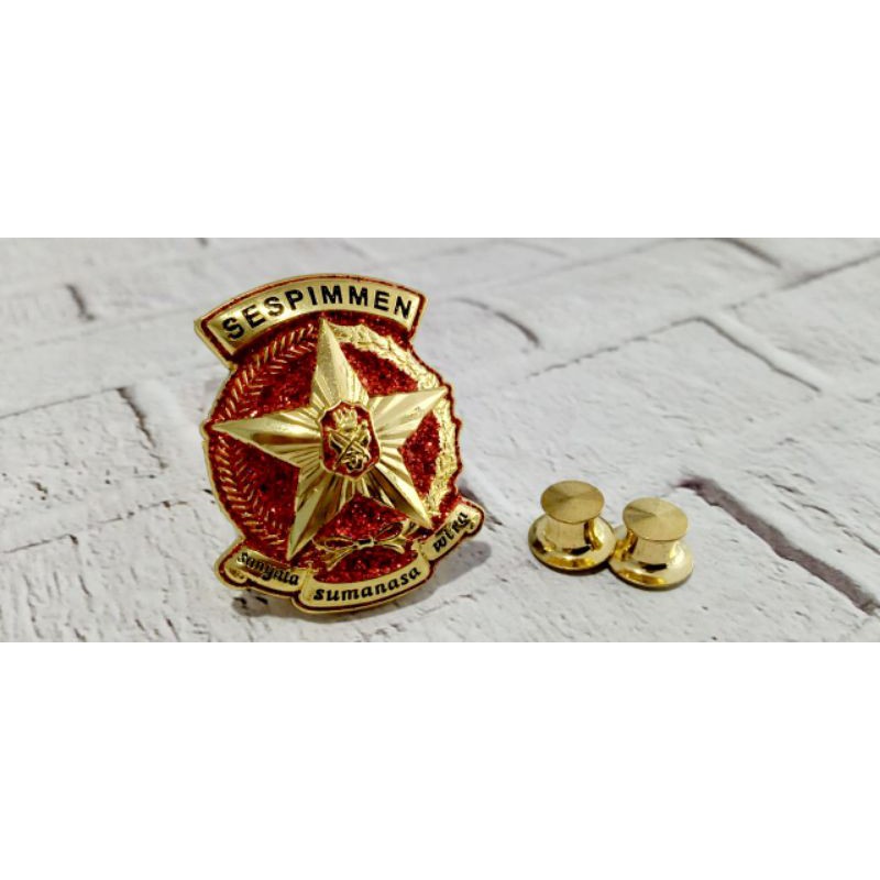 Jual Pin Brevet Sespimen | Premium Quality | Shopee Indonesia