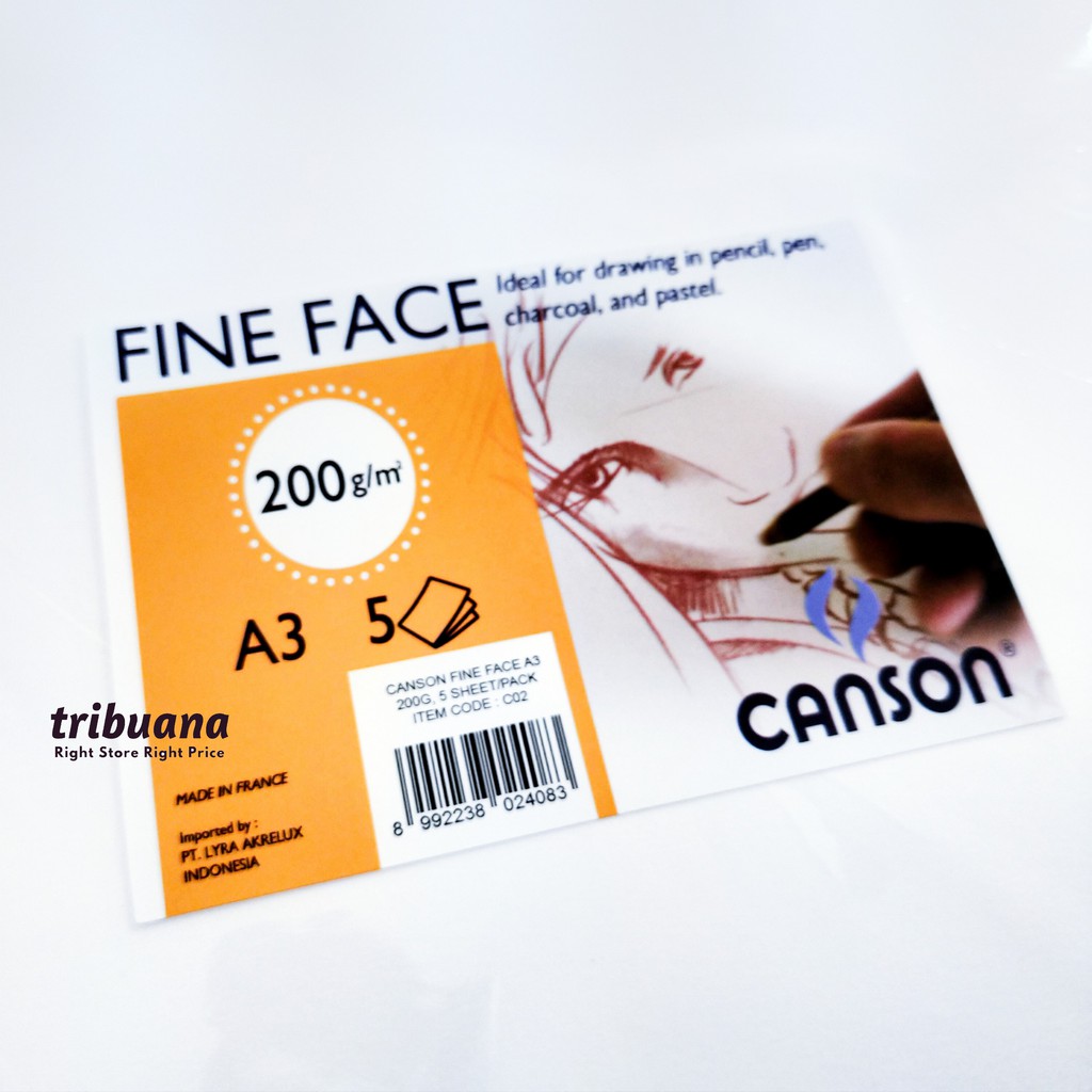 Jual Canson Fine Face A3 200 Gsm / Kertas Gambar | Shopee Indonesia