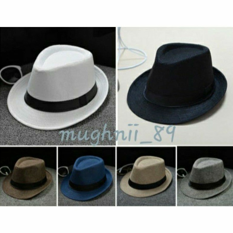 Jual Topi Fedora Laken Jazz Fashion Vintage Design / Topi Koboi ...
