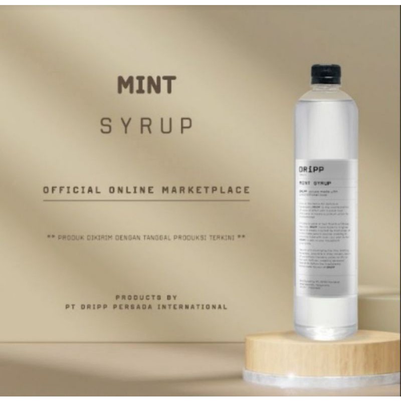Jual Dripp syrup minuman sirup mint 760ml | Shopee Indonesia