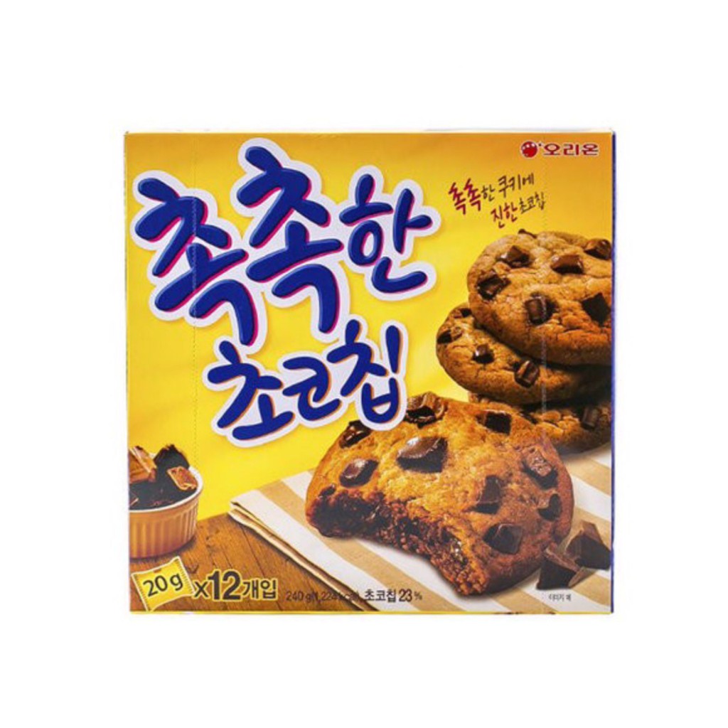 Jual Orion Soft Choco Chip Cookie 240g - Cookies Coklat - Makanan Korea ...