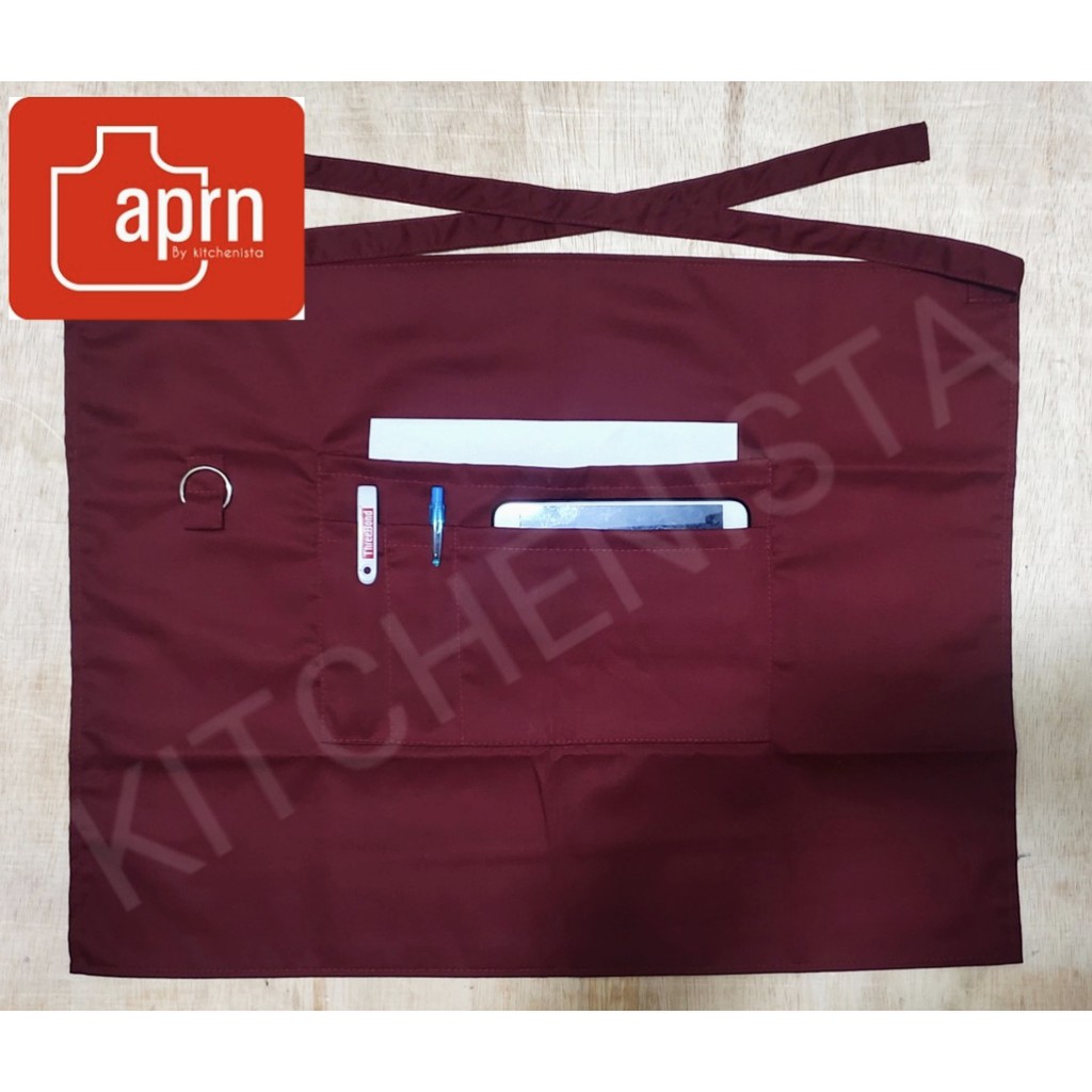 Jual Apron half / Apron setengah / Celemek waiter waitress cafe resto ...
