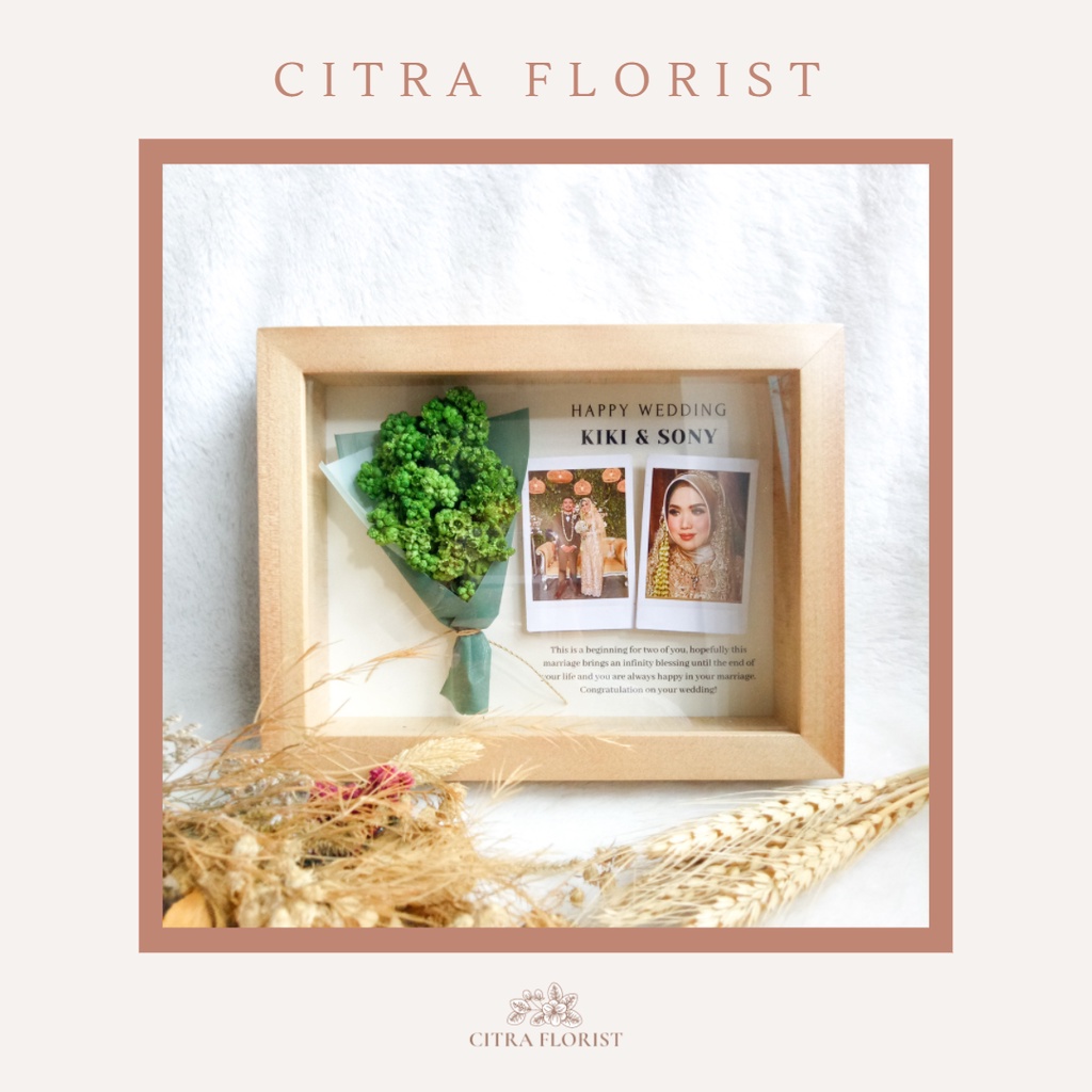 Jual Dried Flower Frame Lokal - Bunga Budidaya - Ukuran 6R - Kado ...