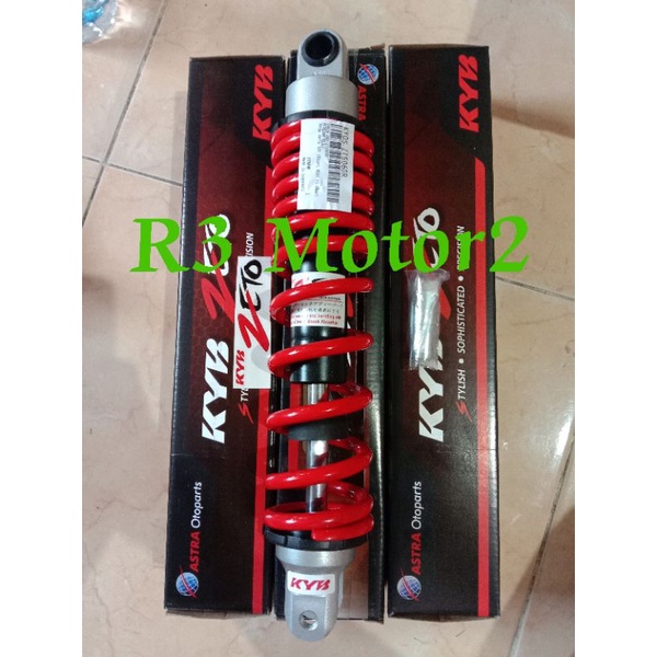 Jual SHOCKBREAKER ZT5060 KAYABA/KYB ZETO KYOS-ZT5060 (Merah) untuk matic Vario 125/150, beat fi ...