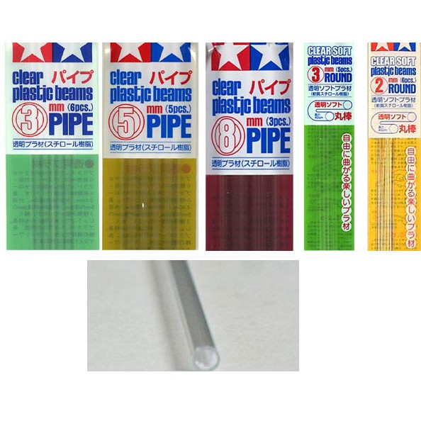 Jual ID 14307 Tamiya Plastic Beams for Pla Model ( Clear ) / 1 set ...