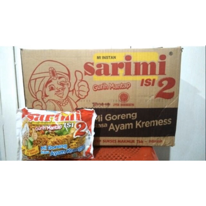 Jual Sarimi duo goreng rasa ayam kremes 1 dus isi 24 pcs | Shopee Indonesia