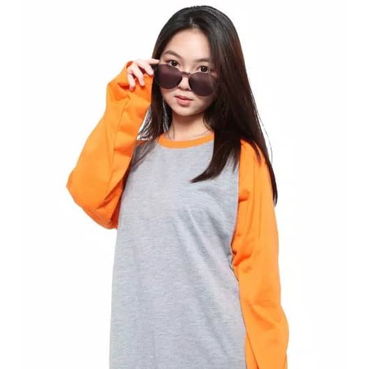 Jual Raglan Lengan Panjang / Baju Raglan / Reglan Polos / Kaos Reglan ...