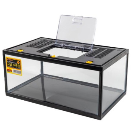 Jual Aquarium Nikita Reptil size M pendek + tutup. khusus order by gojek/grab | Shopee Indonesia