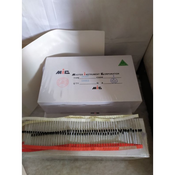 Jual 100 PCS Dioda IN4007 MIC RENTENG diode IN 4007 ROL | Shopee Indonesia