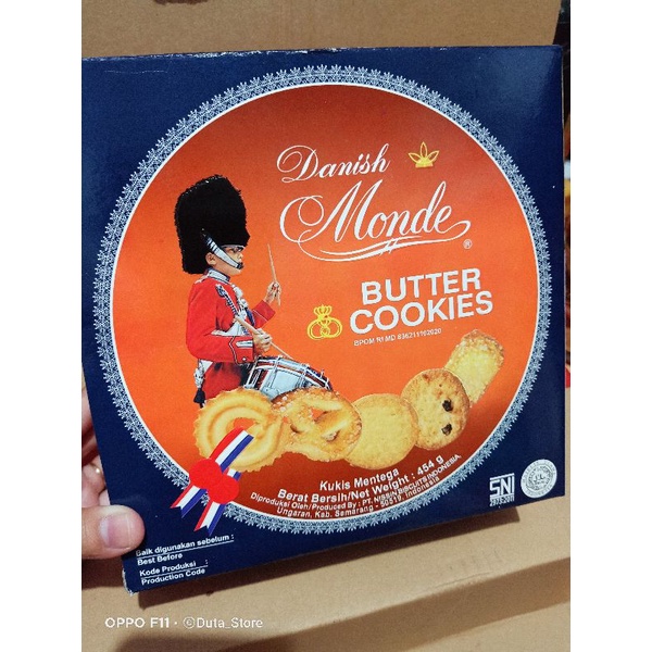 Jual Biskuit Kaleng Monde Butter Cookies Besar 454 gr | Shopee Indonesia