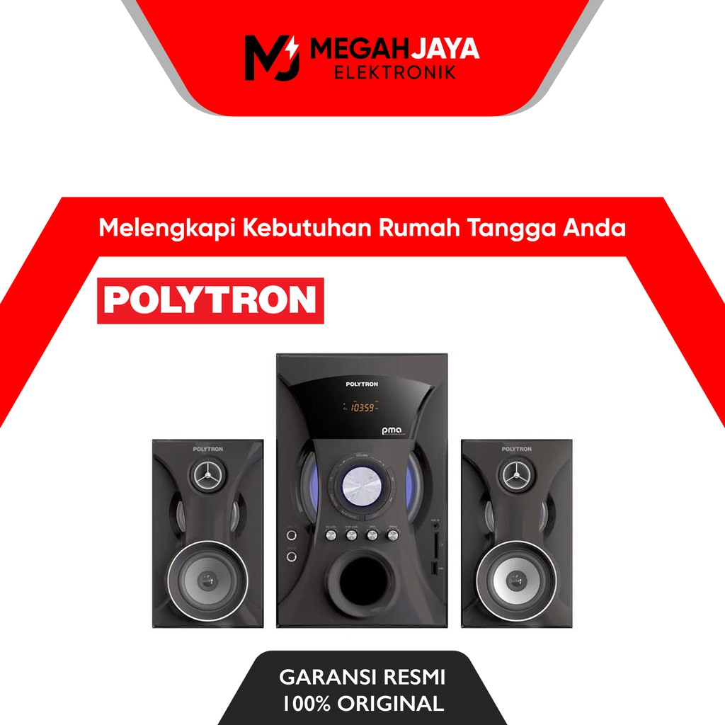 Jual [COD READY] POLYTRON SPEAKER PMA9525 / PMA 9525 (BLUETOOTH / AUX ...