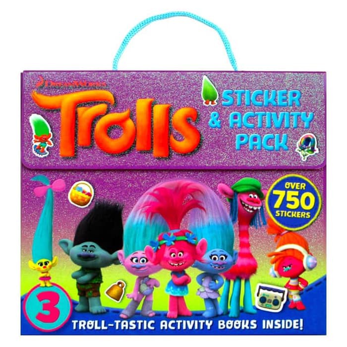Jual Dreamworks Trolls Stickers & Activity Pack Over 750 Stickers ...