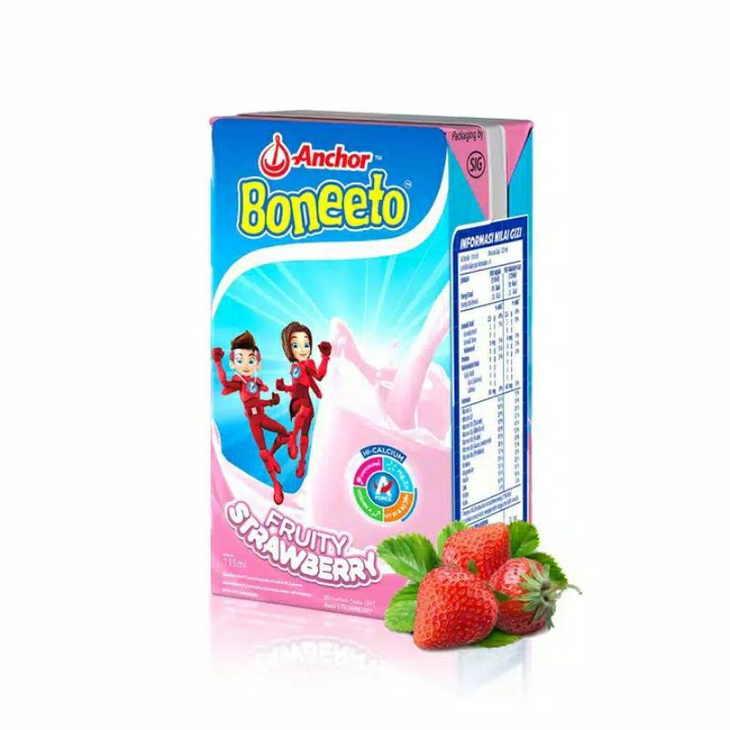 Jual boneeto uht strwberry 115ml | Shopee Indonesia