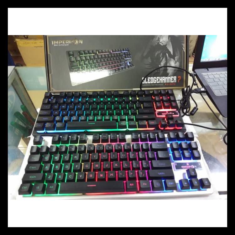 Jual ASLI KEYBOARD IMPERION SLEDGEHAMMER 7 TKL CUCI GUDANG | Shopee ...