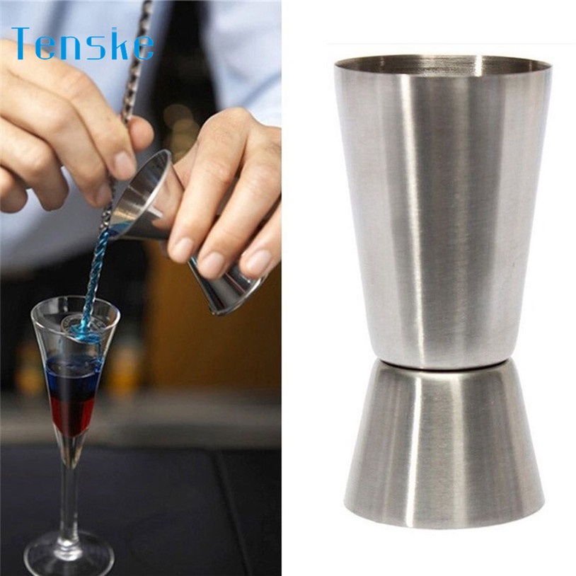 Jual Stainless steel Double shot cup Gelas Ukur Bartender Cocktail ...
