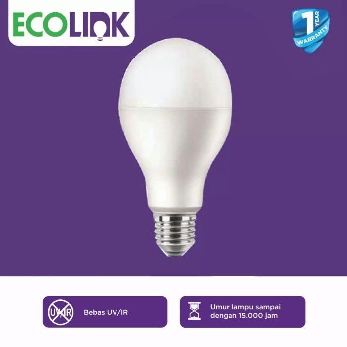 Jual Ecolink LED Bulb 15W E27 - Cool Day Light | Shopee Indonesia